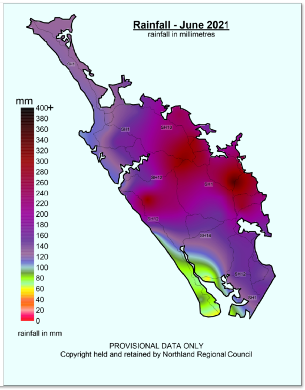 Rainfall maps - Northland Regional Council