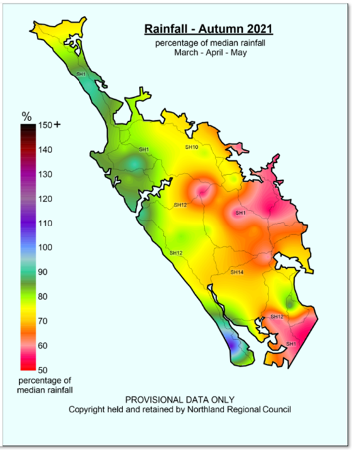 Rainfall maps - Northland Regional Council